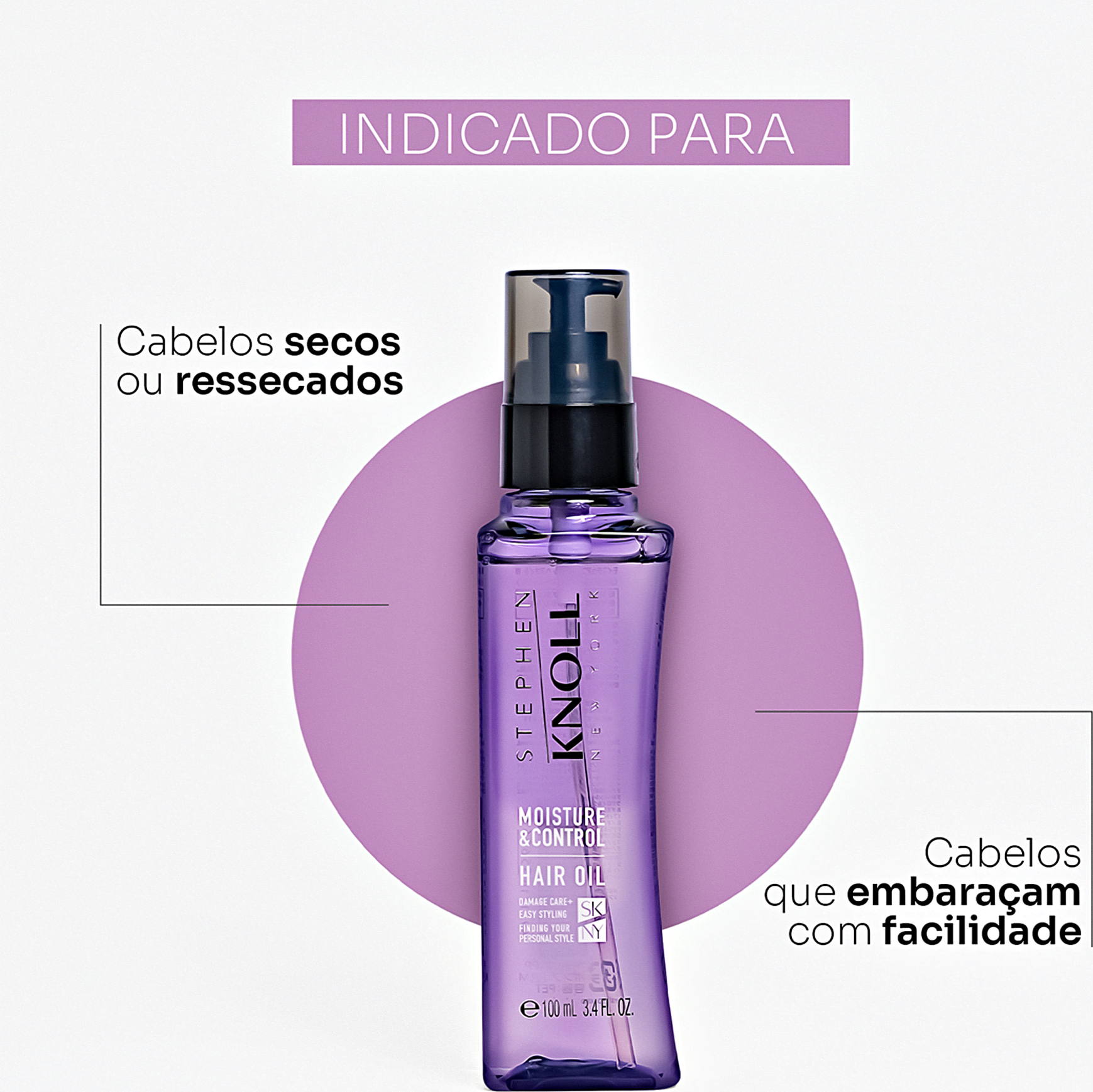 Óleo Capilar Stephen Knoll Moisture Control | Beleza Na Web