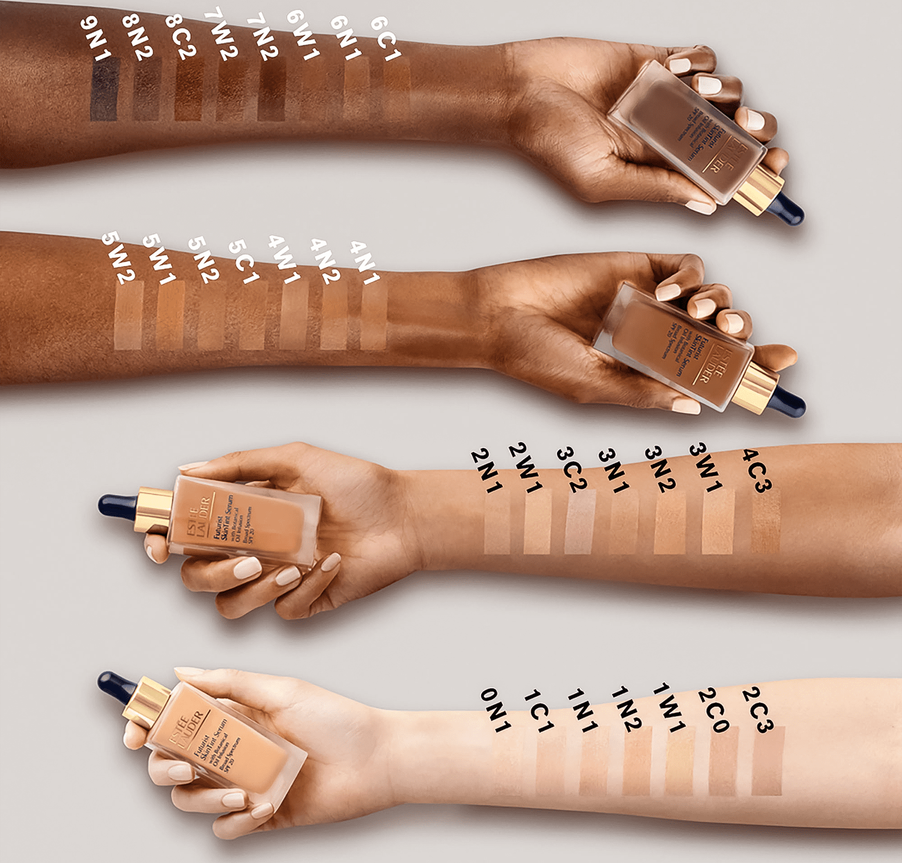 Base Sérum Estée Lauder Futurist Skintint FPS20 1N2 | Beleza na Web