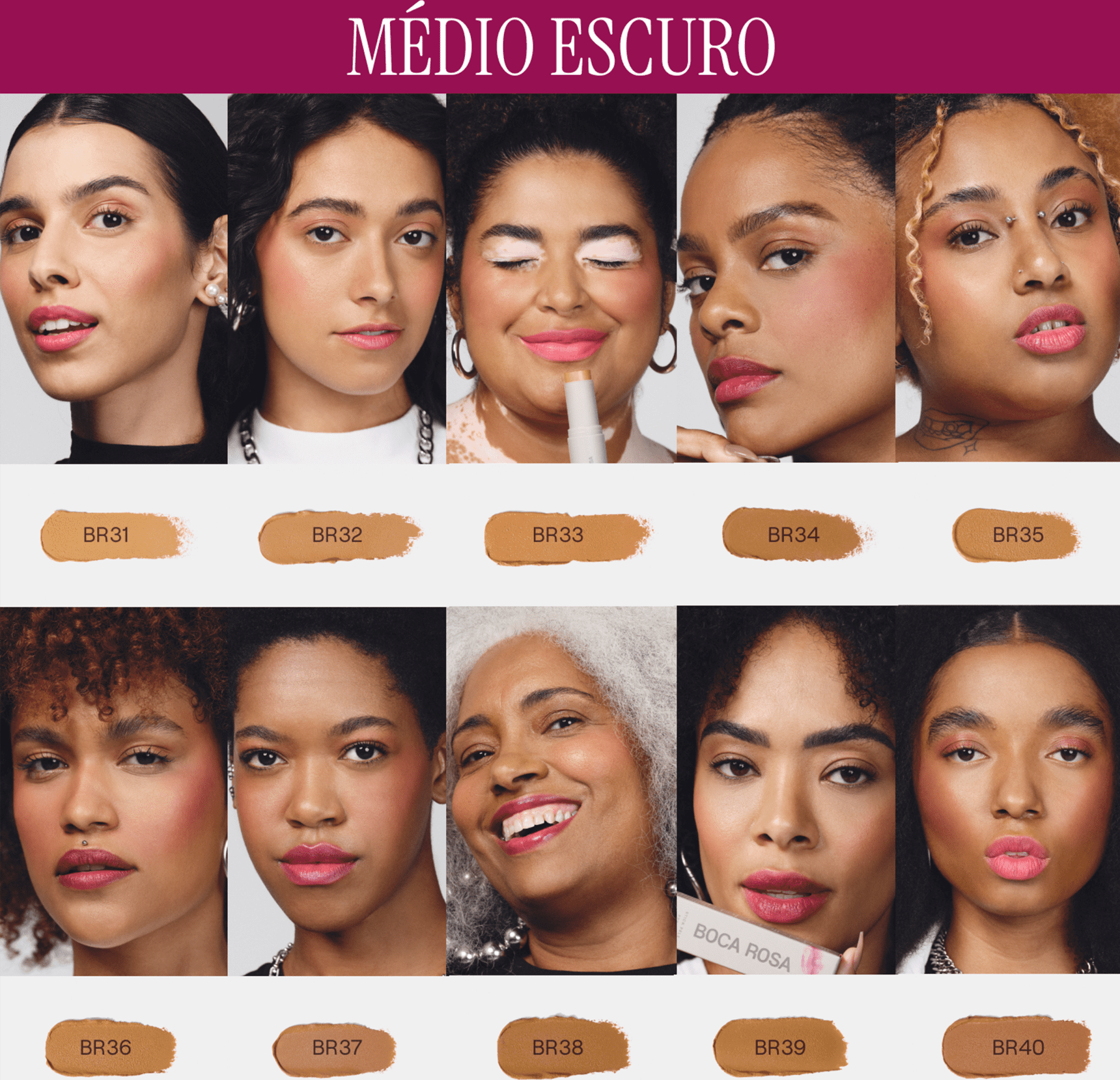 Boca Rosa Stick Pele BR27 | Beleza na Web