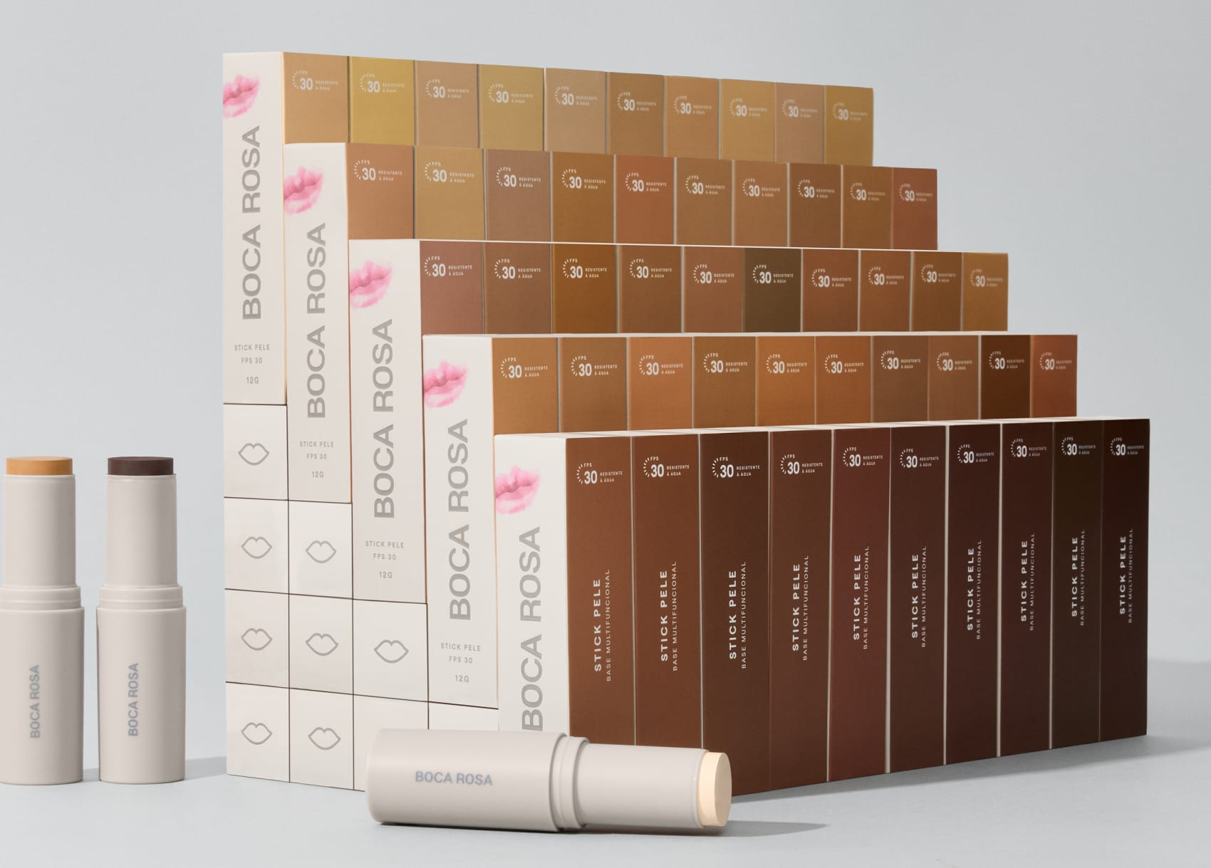 Boca Rosa Stick Pele BR32 | Beleza na Web