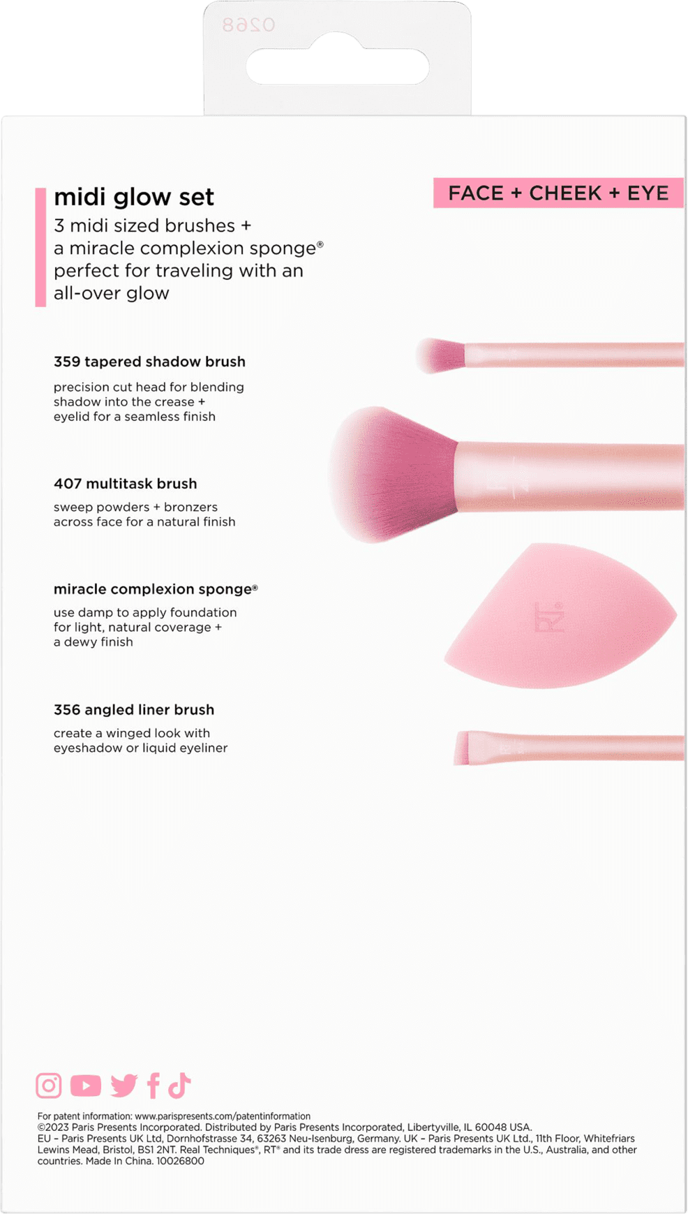 Kit Real Techniques Midi Glow Set Sunrise | Beleza na Web