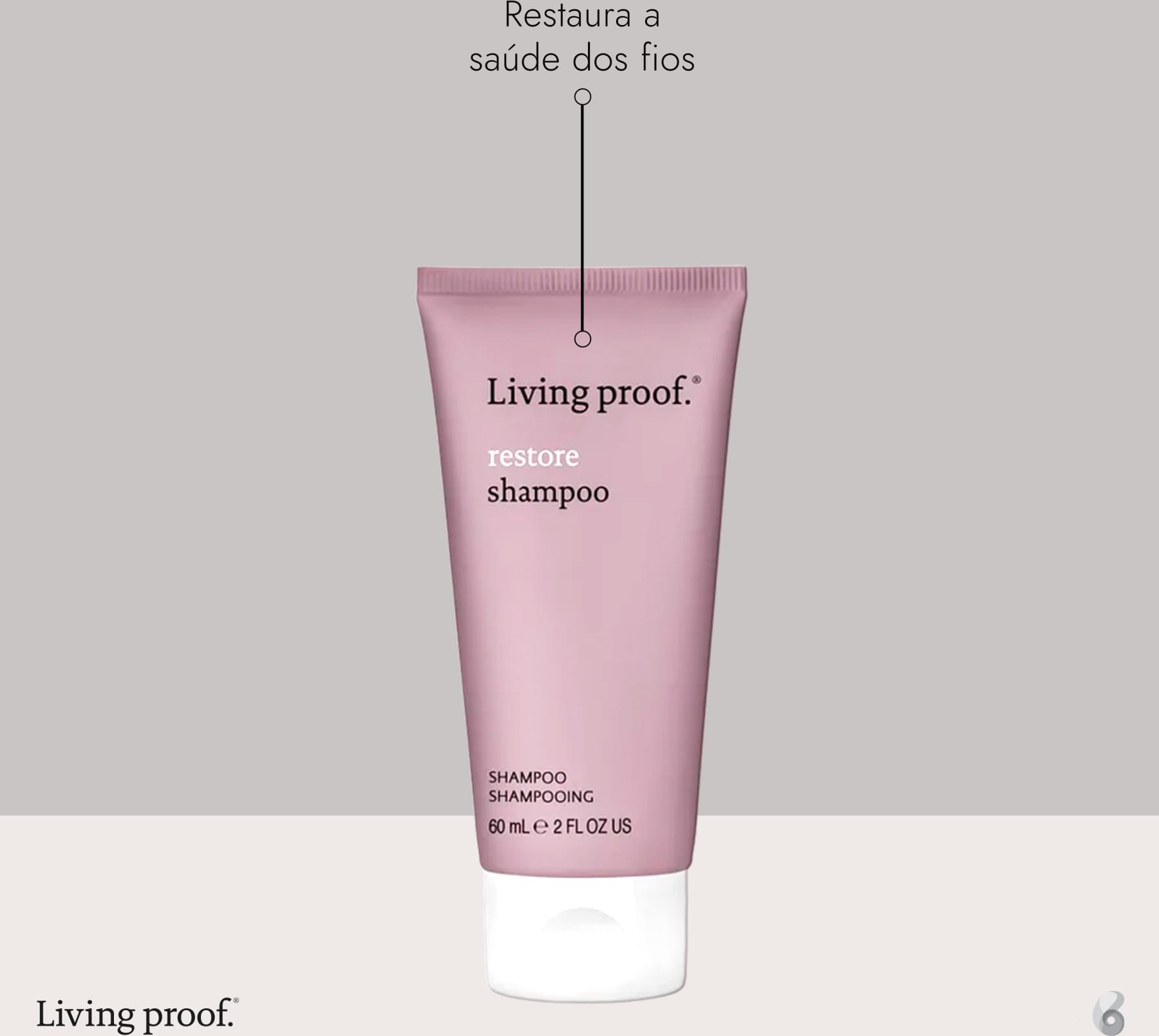 Shampoo Living Proof Restore 60ml | Beleza na Web