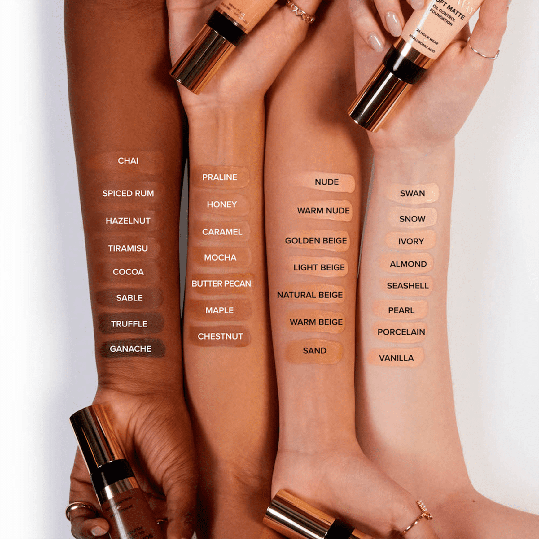 Too Faced Born This Way Soft Matte Foundation Spiced Rum Base Líquida ...