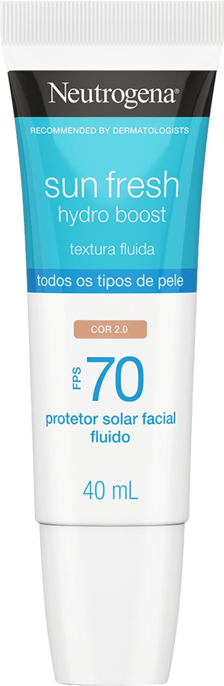Neutrogena Sun Fresh Hydro Boost FPS70 Cor 2.0 Protetor Solar Facial ...