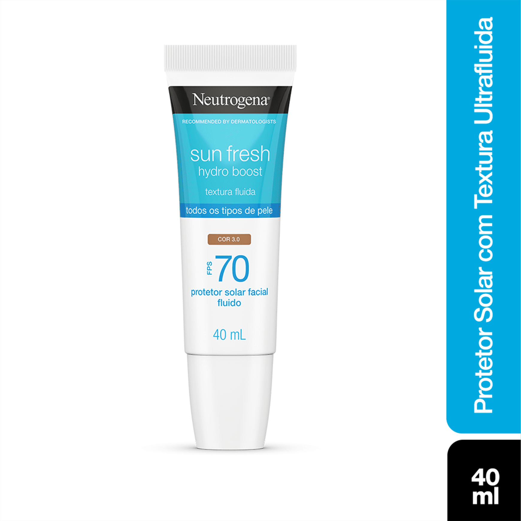 Neutrogena Sun Fresh Hydro Boost FPS70 Cor 3.0 Protetor Solar Facial ...