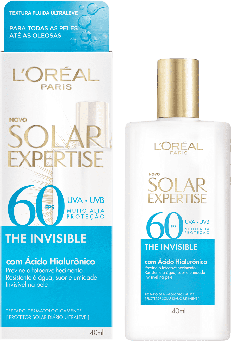 Protetor Solar FPS60 L'Oreal Paris Solar Expertise The Invisible ...