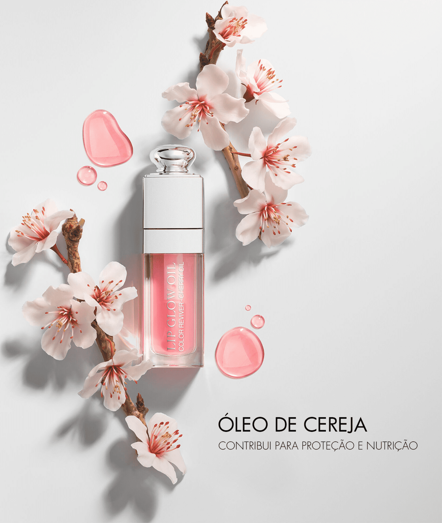 Dior Addict Lip Glow Oil 015 Cherry Gloss Labial | Beleza na Web