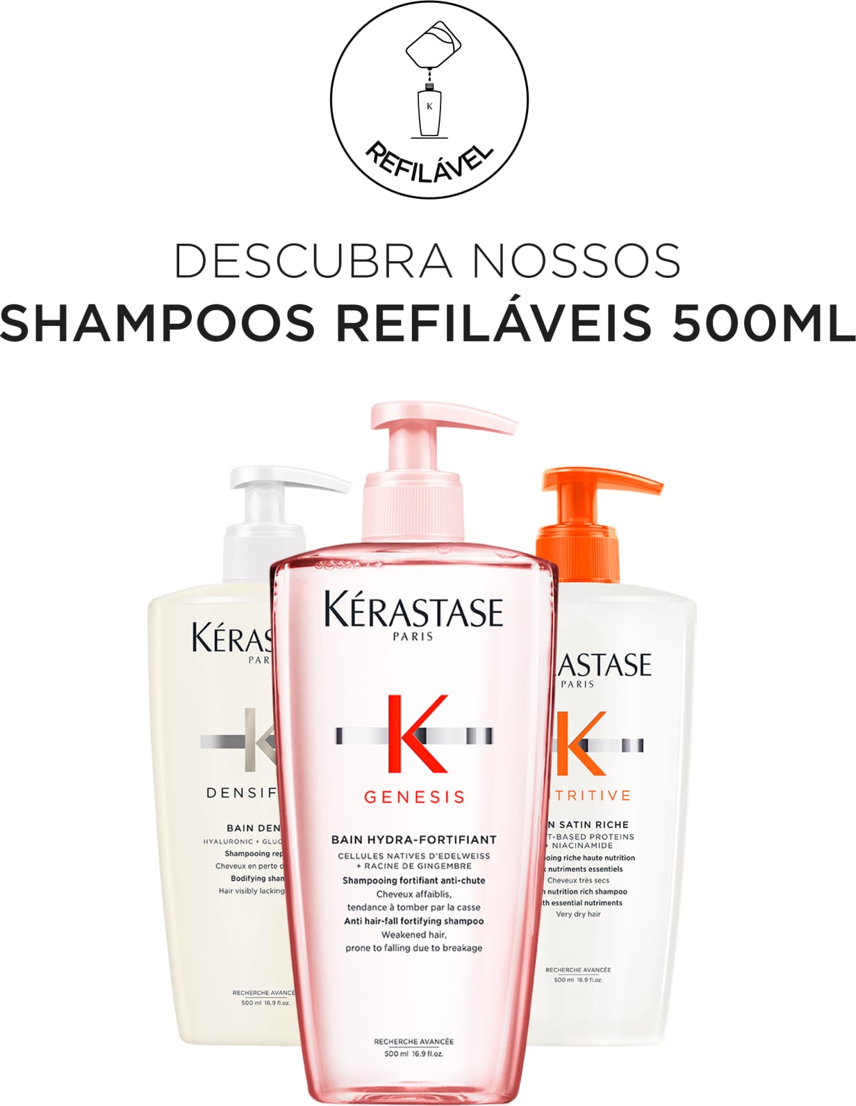 Shampoo Kérastase Nutritive Bain Satin Riche 400ml | Beleza na Web