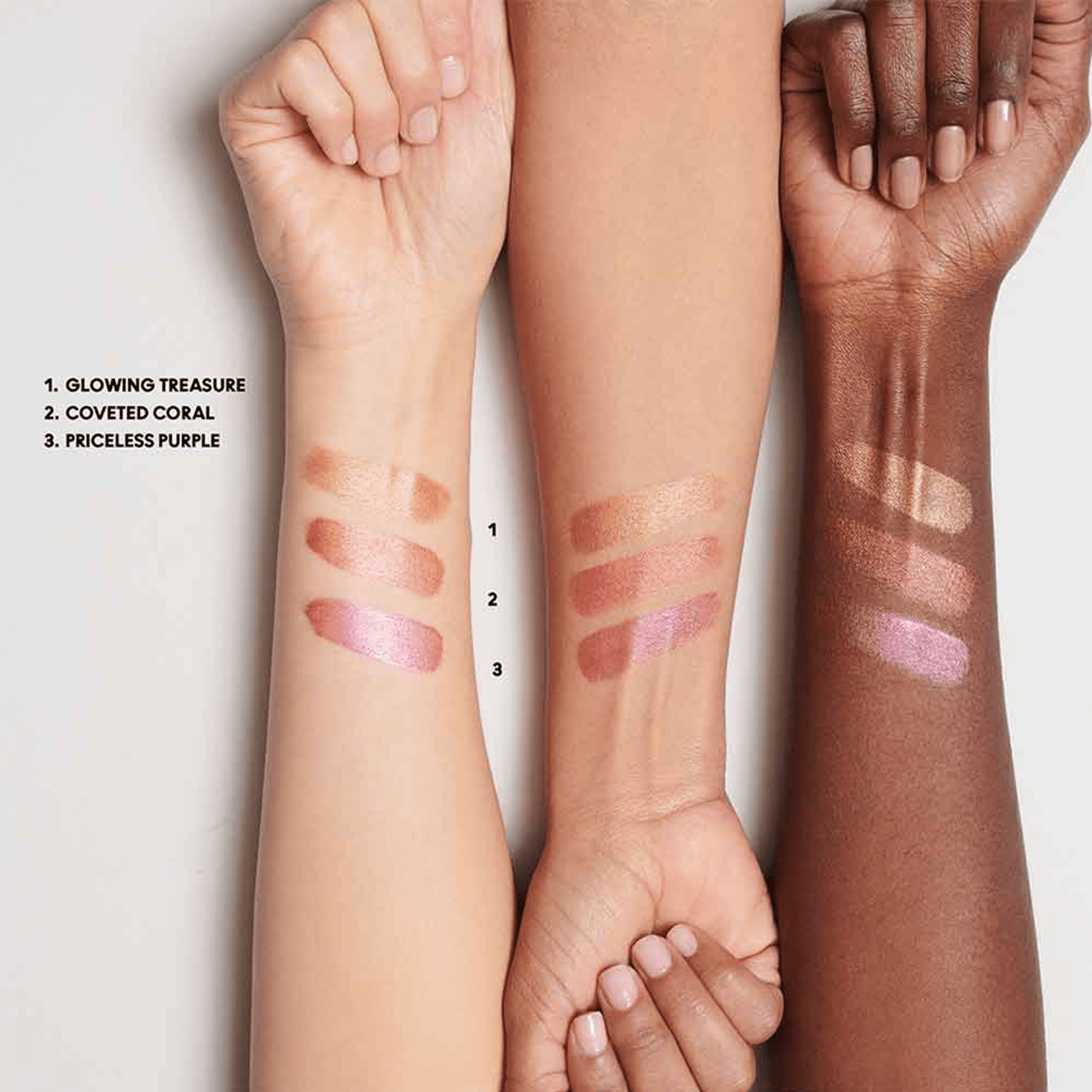 M·A·C Skinfinish Metallic Edição Give Them Gold Priceless Purple Blush ...