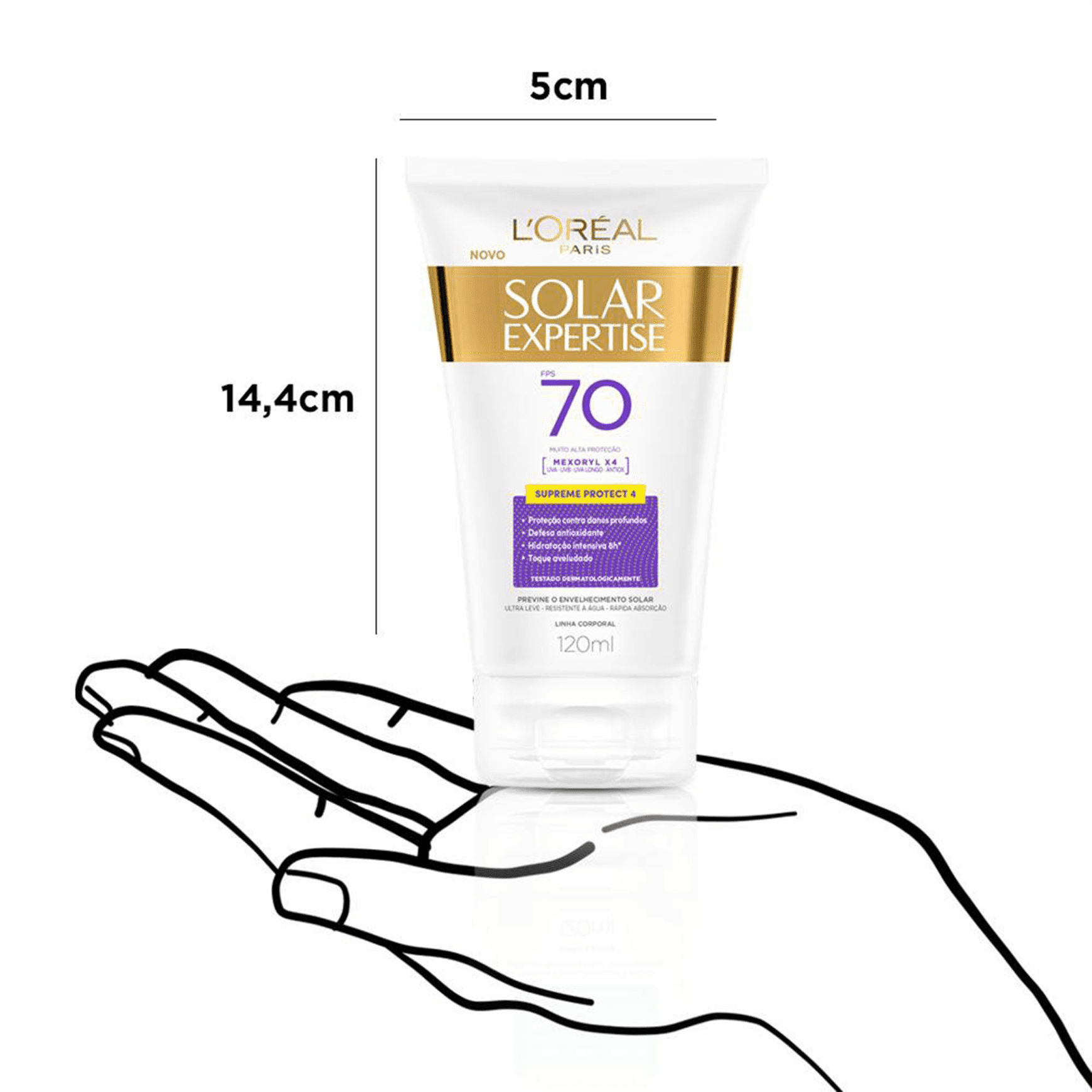 Protetor Solar L'Oréal Protect 4 FPS 70 | Beleza na Web