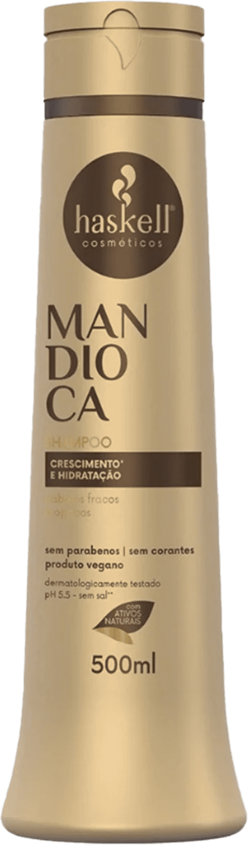 Shampoo Haskell Mandioca 500ml | Beleza na Web