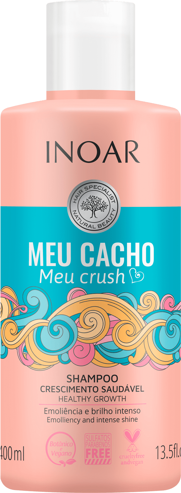 Shampoo Inoar Meu Cacho, Meu Crush | Beleza na Web