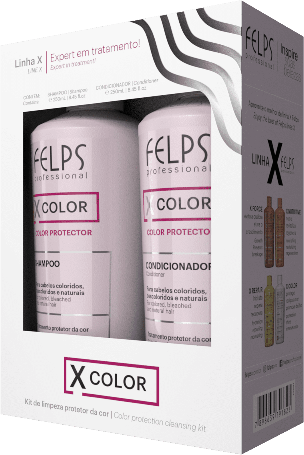 Kit Felps Professional XColor Proteção da Cor Duo | Beleza Na Web PRO