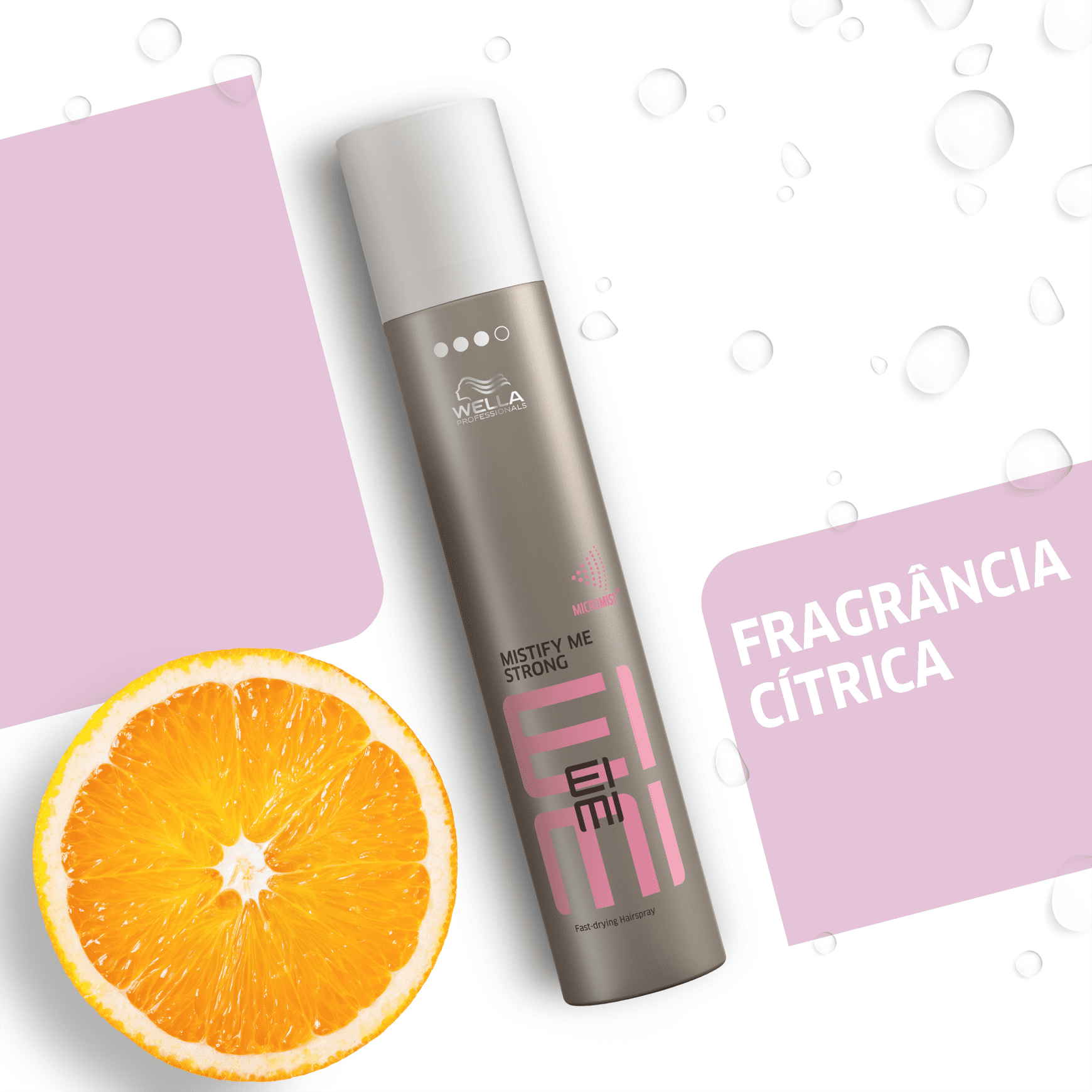 Wella Professinals EIMI Mistify Me Strong Spray de Fixação 500ML Wella Professinals EIMI Mistify Me Strong Spray de Fixação 500ML