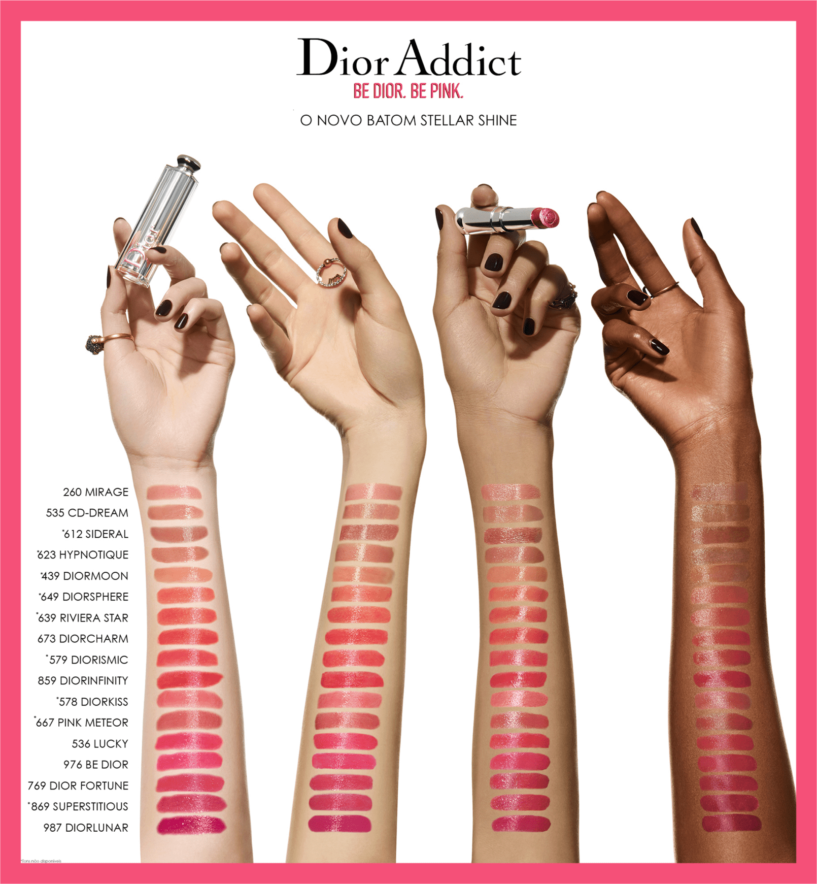 Batom Dior Addict Stellar Shine | Beleza na Web