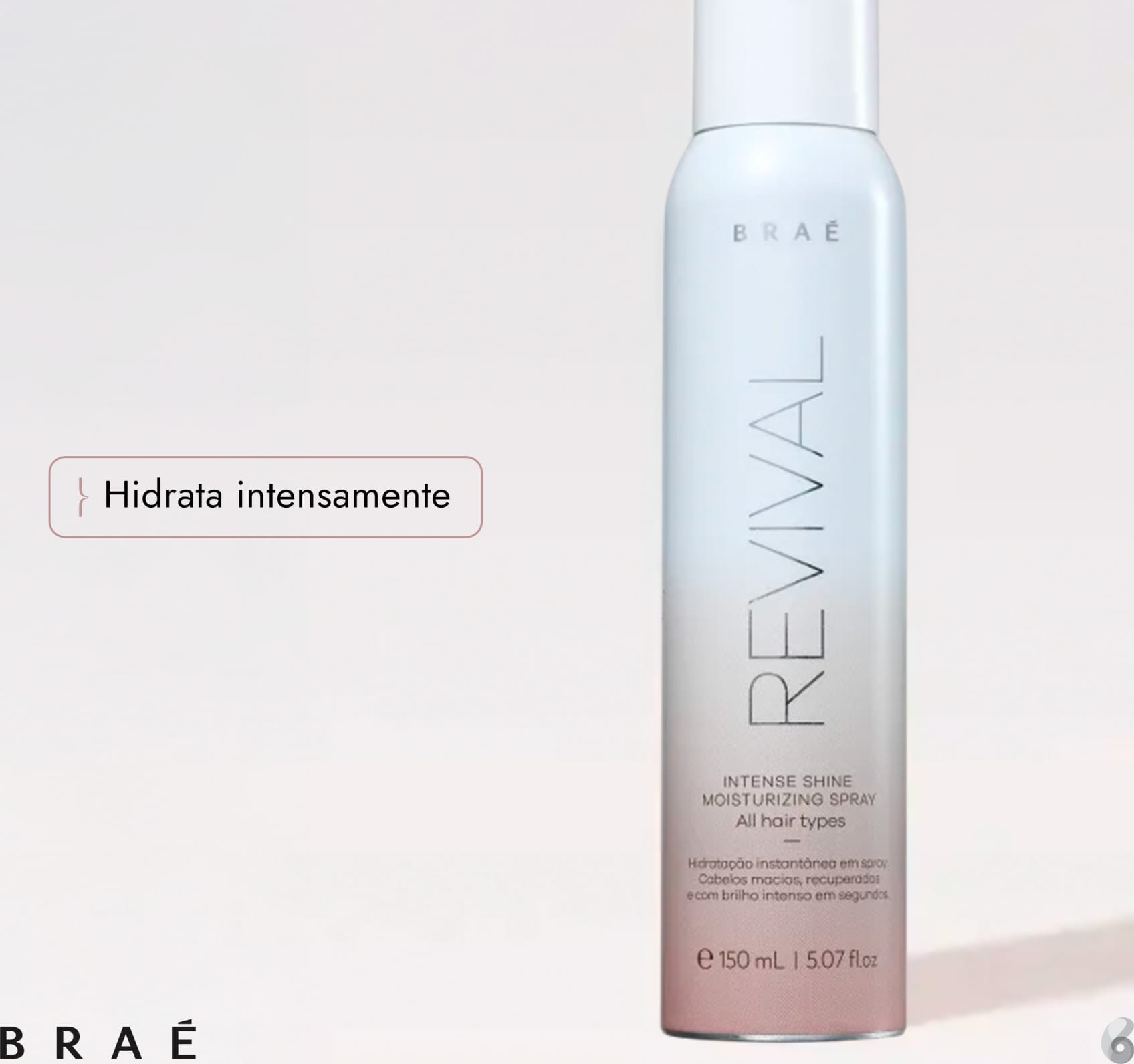 Braé Revival Intense Shine Spray | Beleza na Web