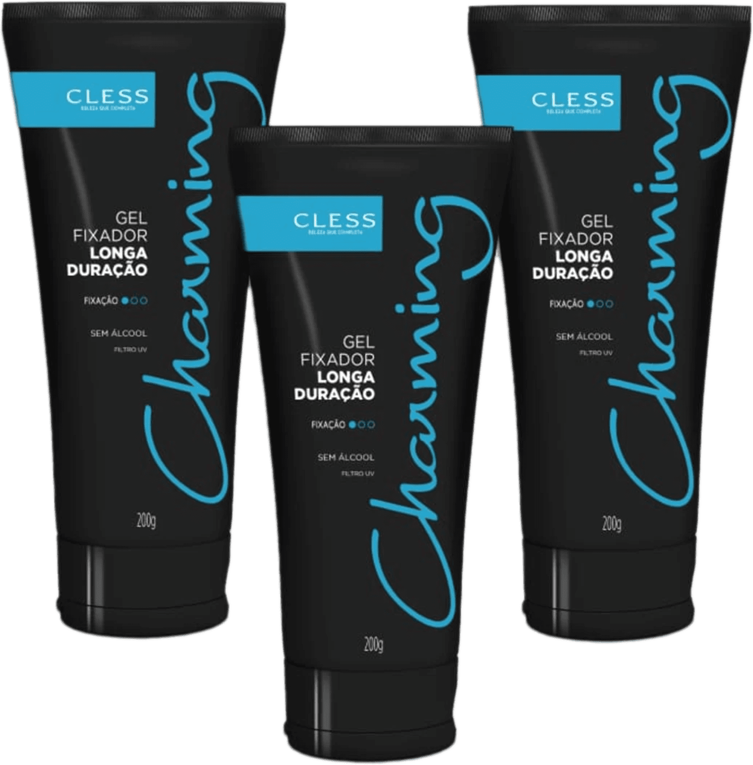 CLESS CHARMING GEL FIXADOR BLACK 200ML