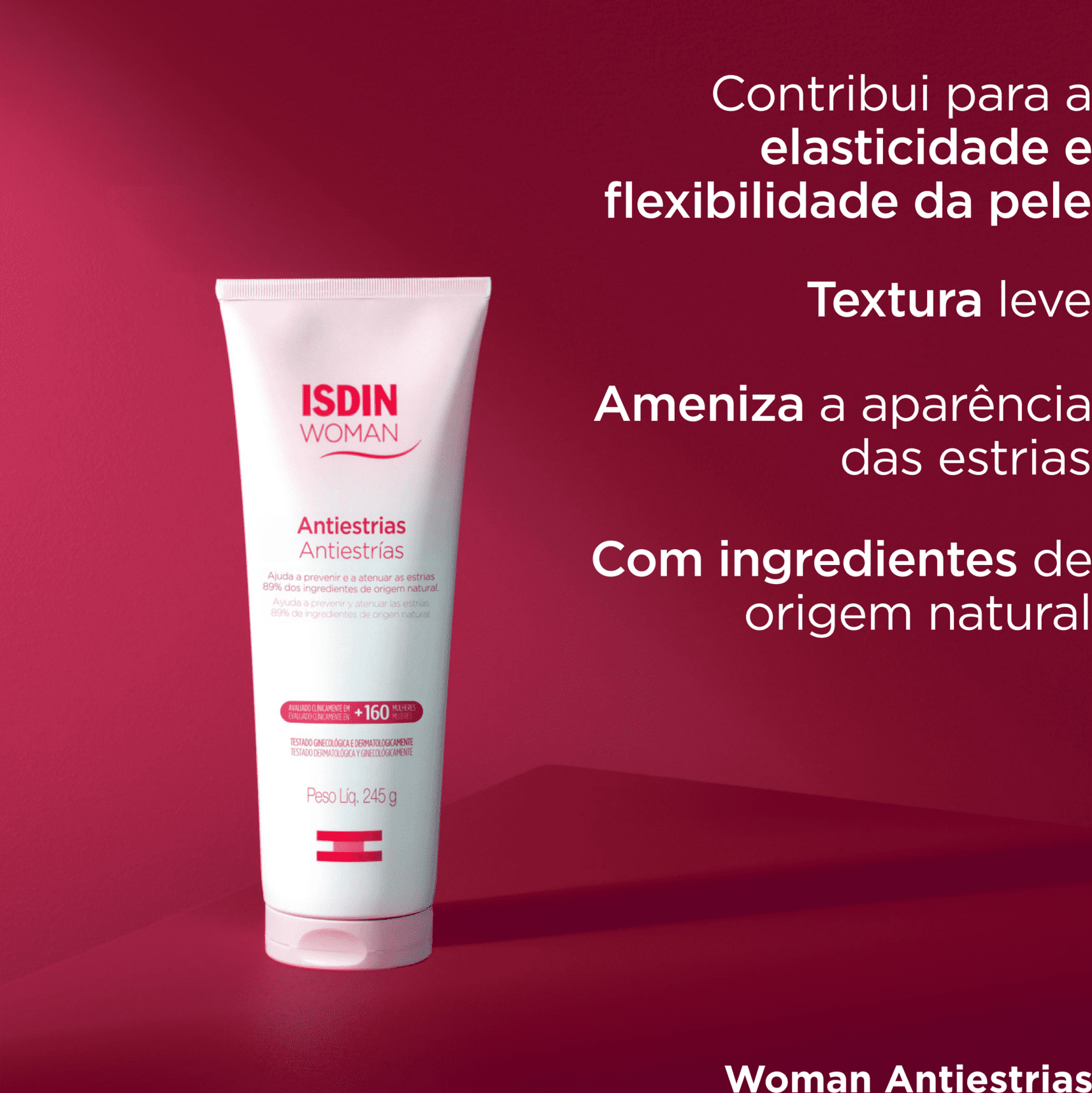 Creme ISDIN Woman Velastisa para Estrias | Beleza Na Web PRO