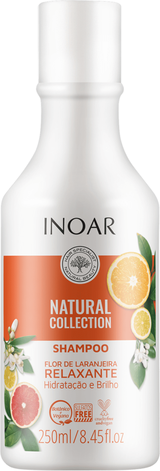 Shampoo Inoar Natural Flor Laranjeira | Beleza na Web