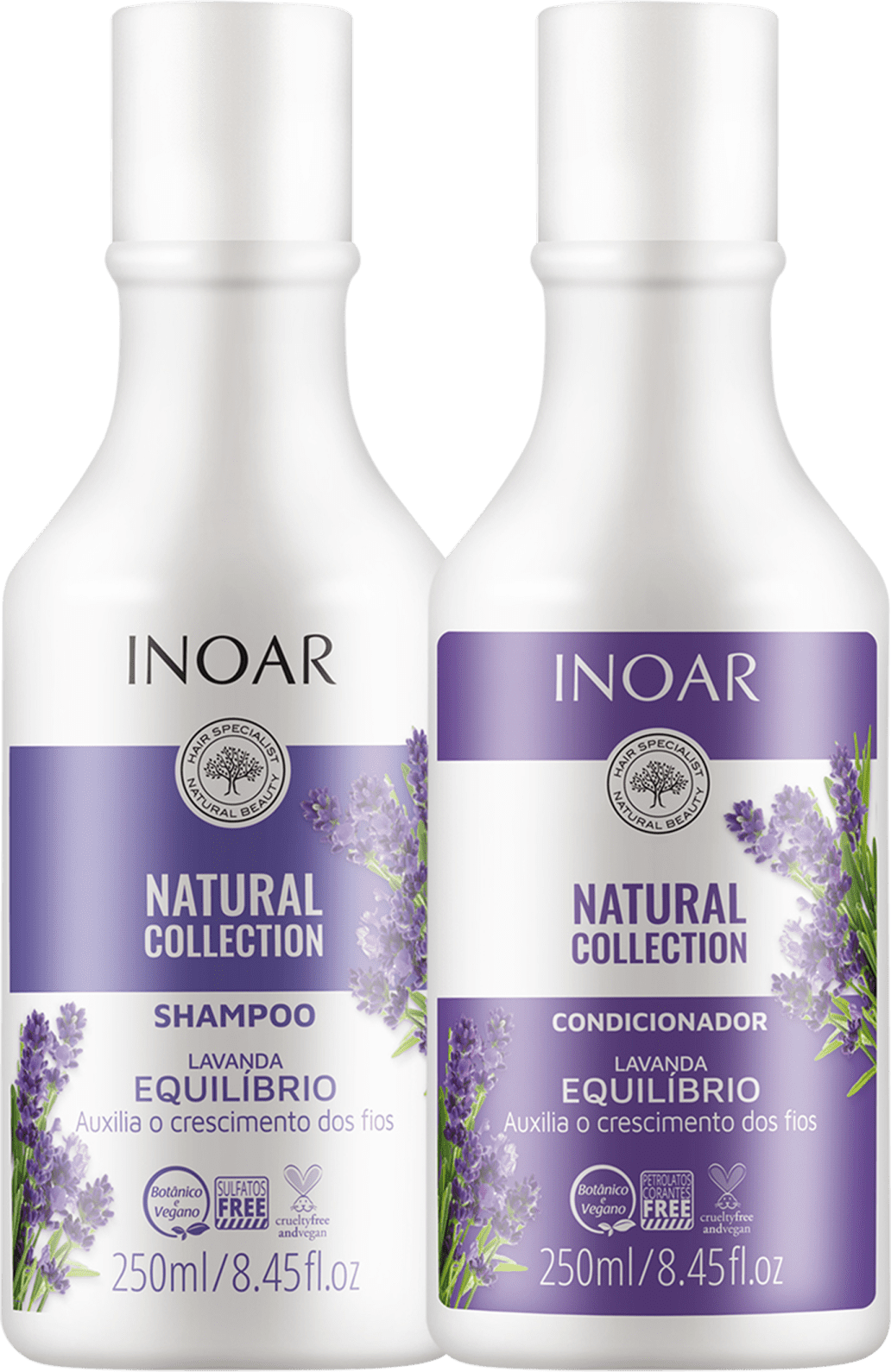Kit Inoar Natural Collection Lavanda Duo | Beleza na Web