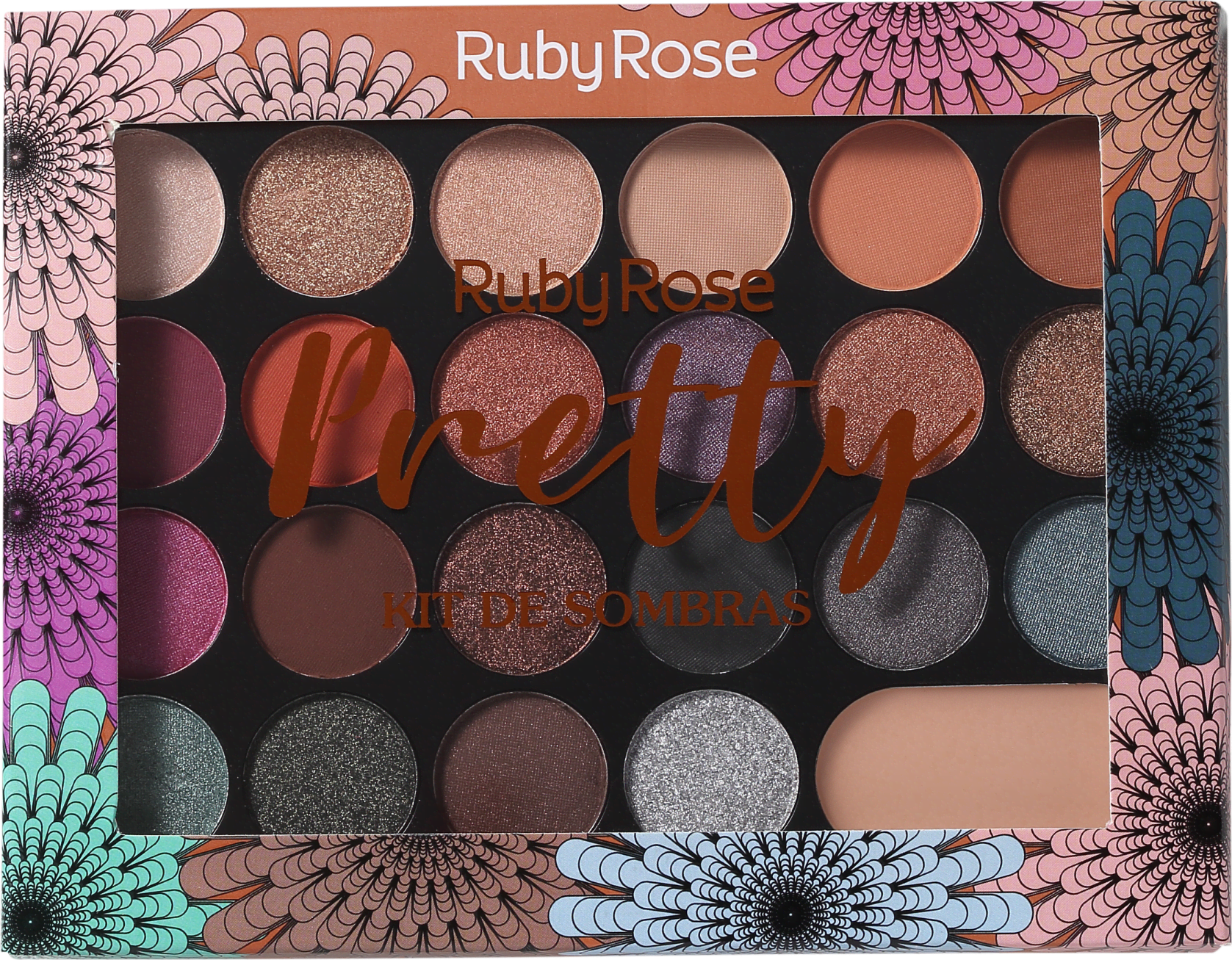 Paleta de Sombras Ruby Rose Pretty | Beleza na Web