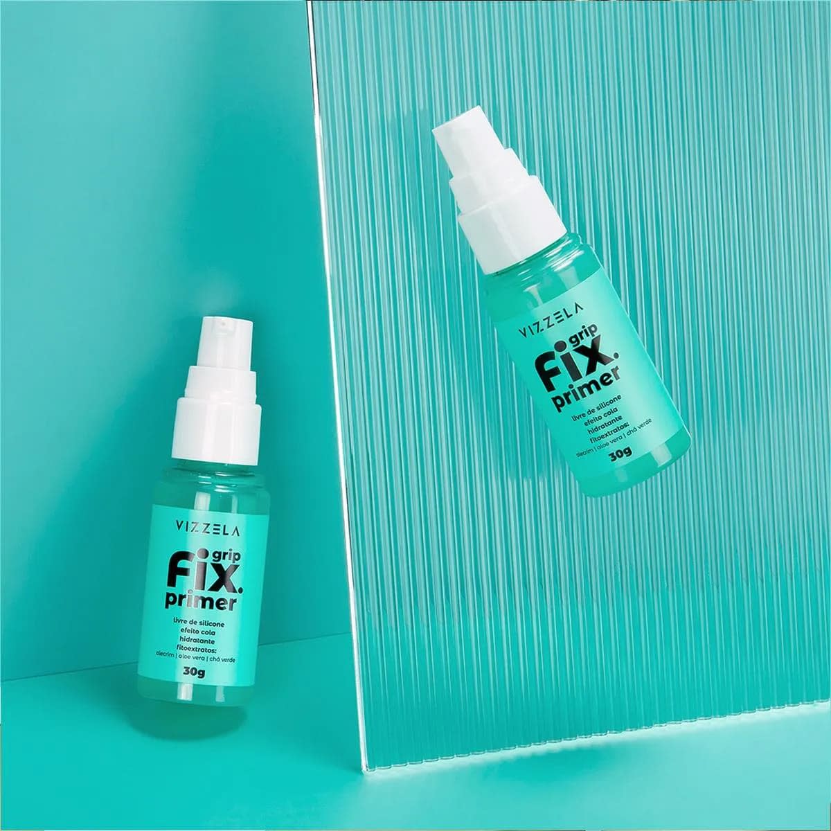 Kit Vizzela Fix Grip Brow Up Primer Gel Fixador (2 produtos)
