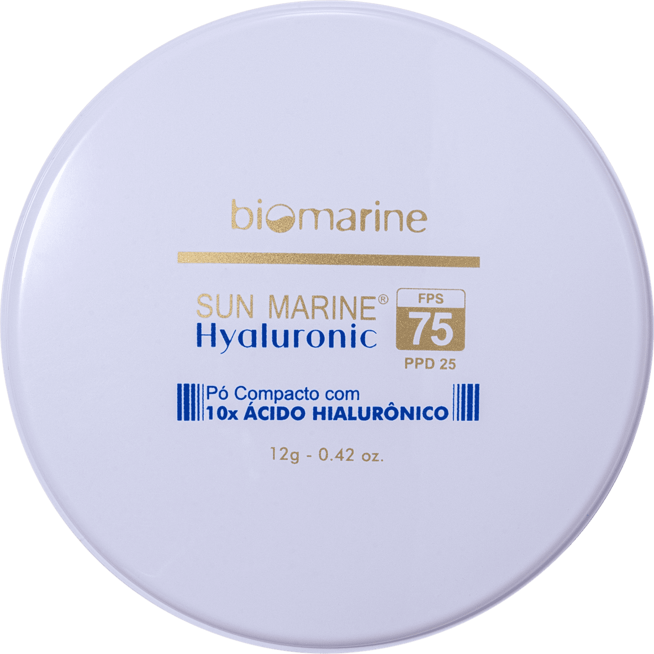 Pó Compacto Biomarine Sun Marine Hyaluronic | Beleza na Web