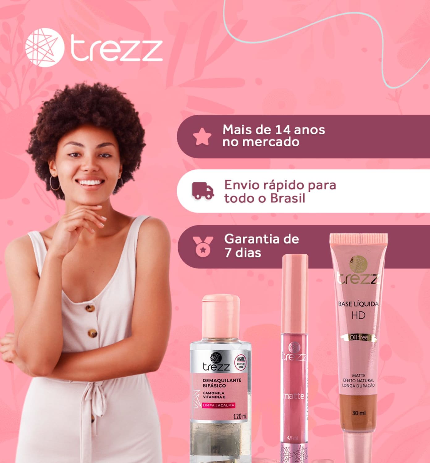 Batom Líquido Matte Diva Trezz 4,5ml