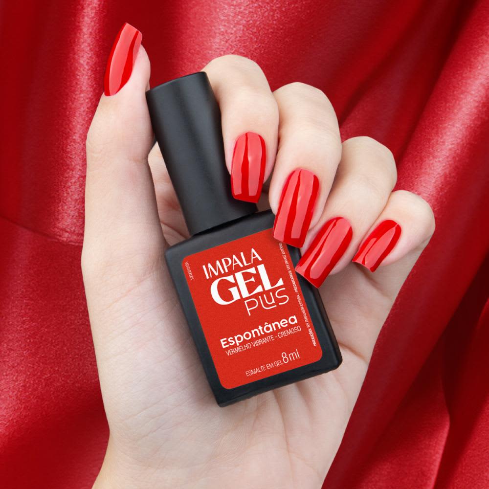 Impala - Esmalte Impala Gel Plus 8ml Cremoso - Espontânea