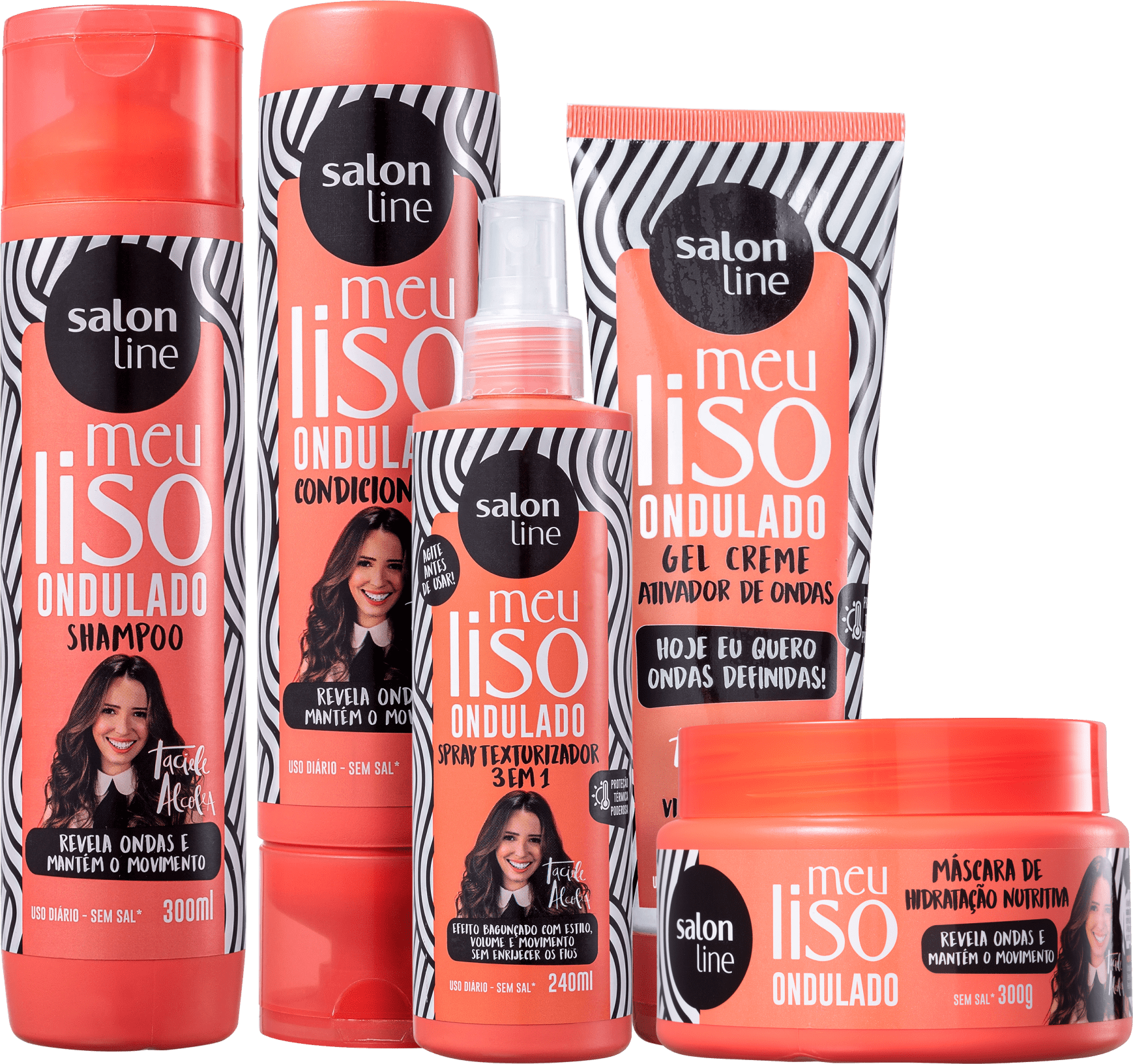 Kit Salon Line Meu Liso Ondulado Taciele Alcolea | Beleza na Web