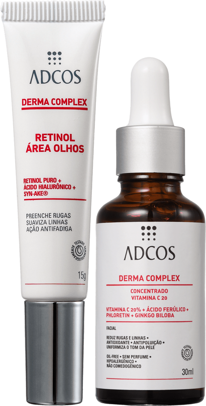 Kit Adcos Derma Complex Vitamina C+Retinol | Beleza na Web