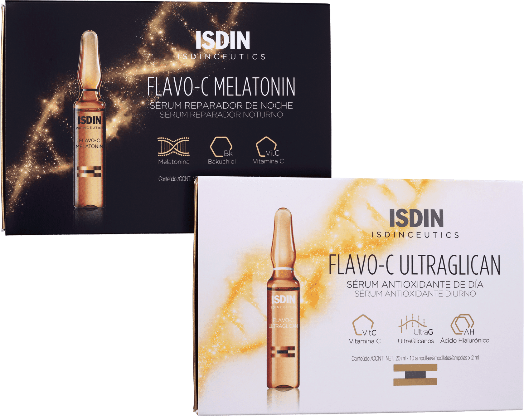 Kit ISDIN ISDINCEUTICS Duo Sérum Dia e Noite | Beleza Na Web PRO Pro