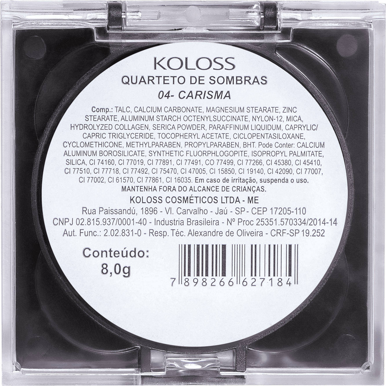 Paleta de Sombras Koloss Quarteto | Beleza na Web