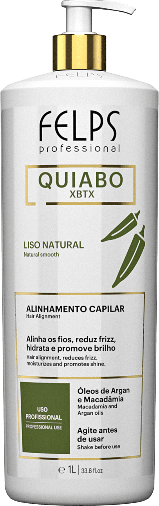 Máscara Antifrizz Felps Quiabo XBTX | Beleza Na Web PRO Pro