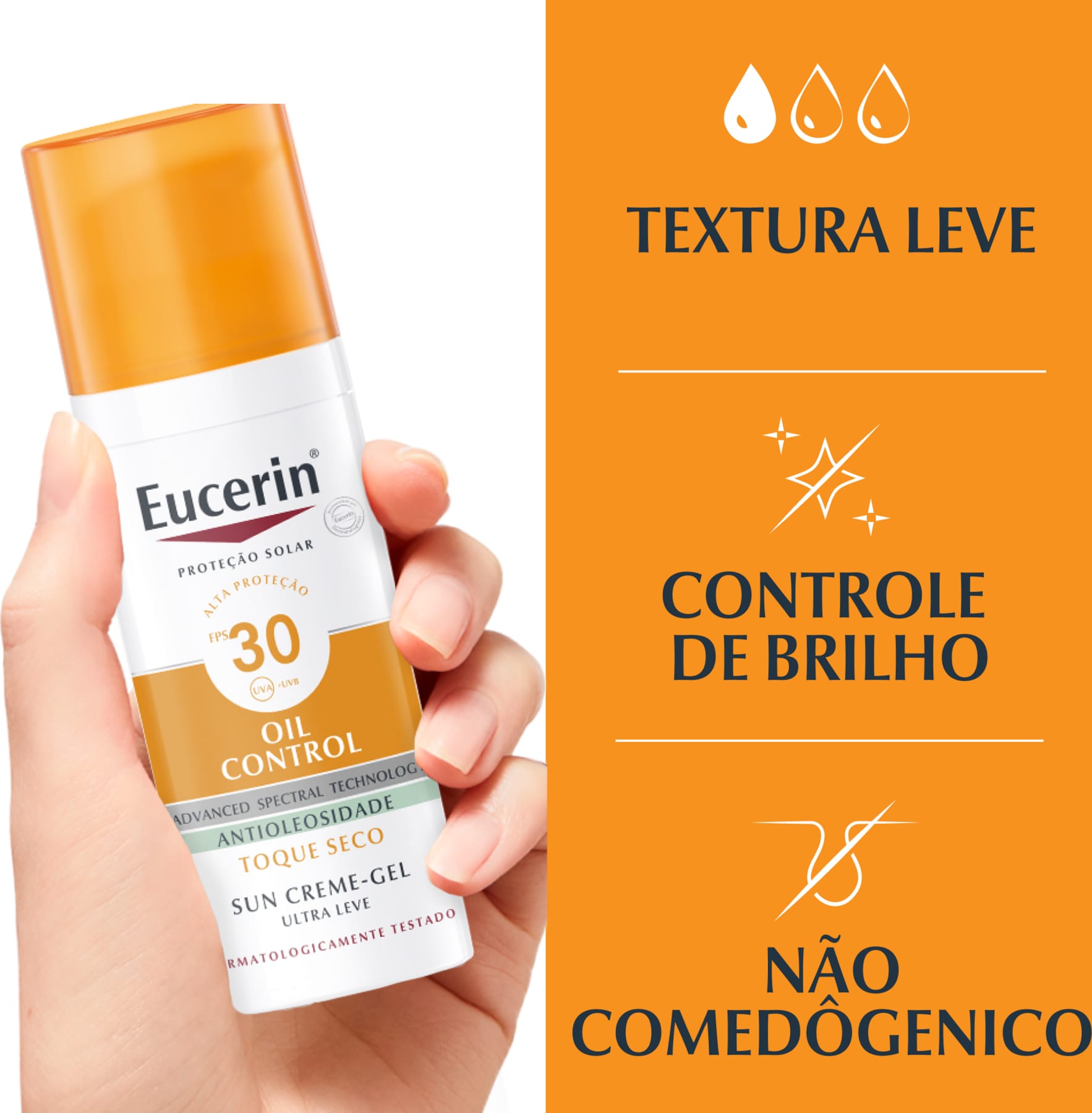 Protetor Solar Facial Eucerin FPS 30 | Beleza Na Web PRO