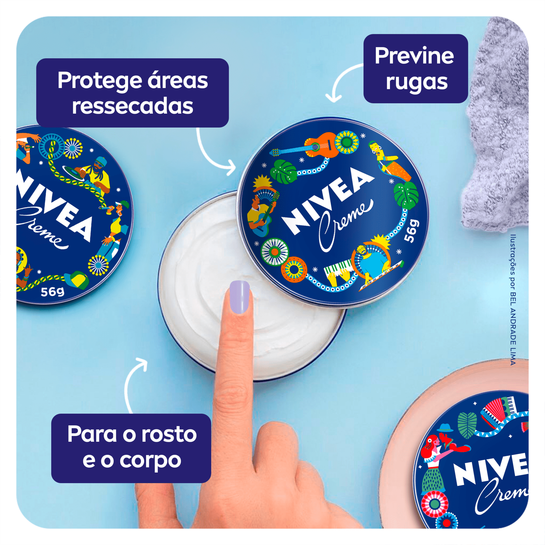 Hidratante NIVEA Creme Lata Ritmos Brasileiros | Beleza na Web