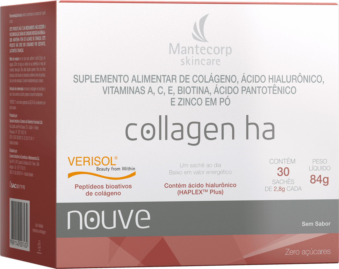 Suplemento Mantecorp Nouve Collagen HA | Beautybox