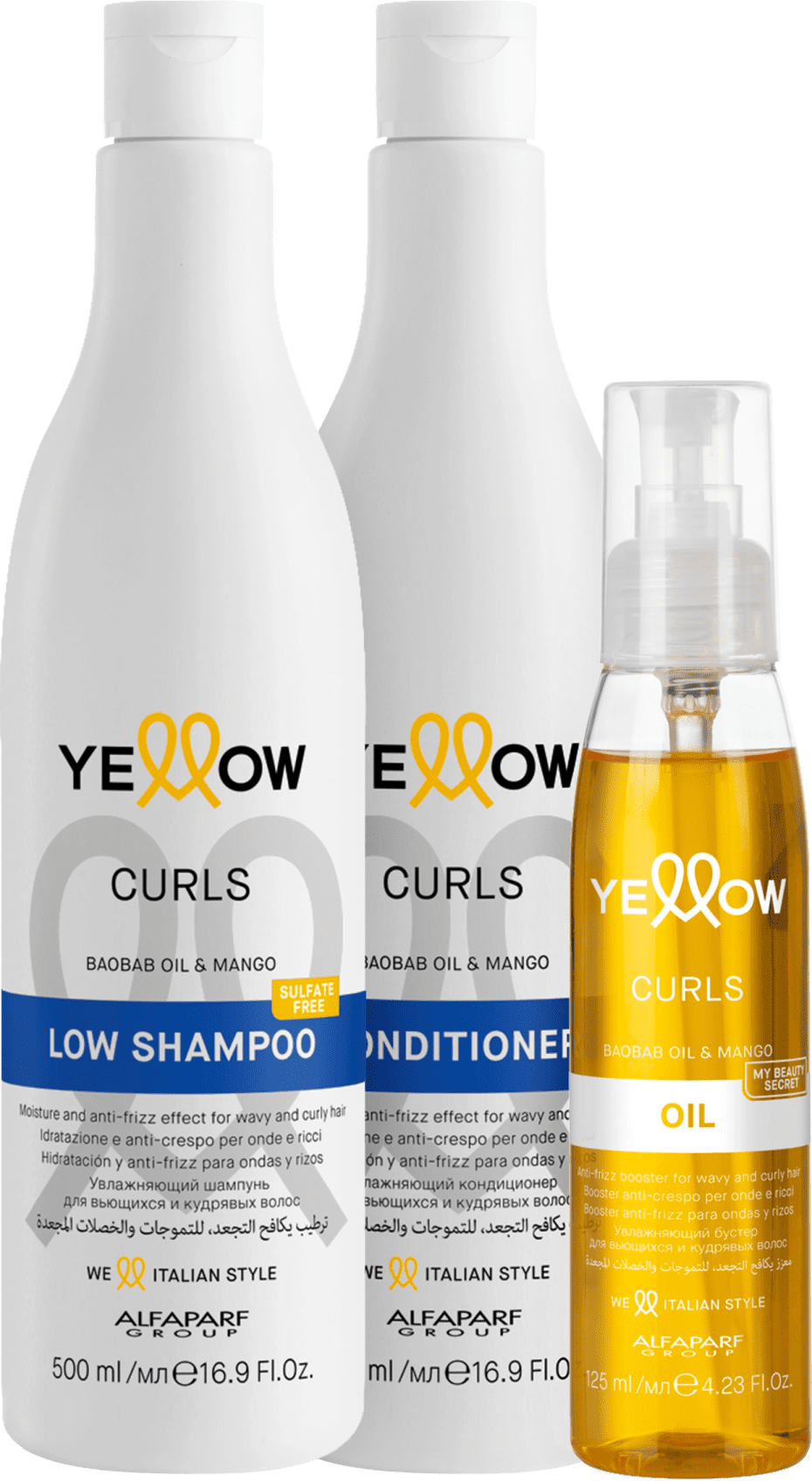Kit Yellow Curls Brilho | Beleza na Web