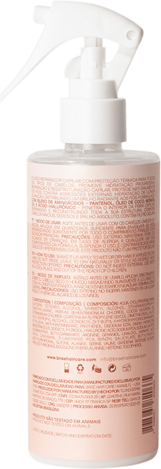 Leave-in Braé Essential Fluido Reparador 260ml | Beleza na Web