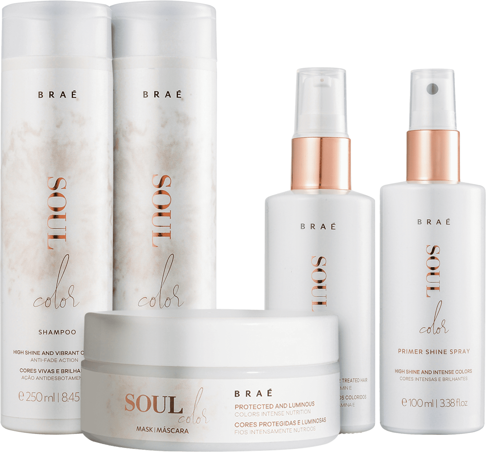 Kit BRAÉ Soul Color Primer Shine | Beleza na Web