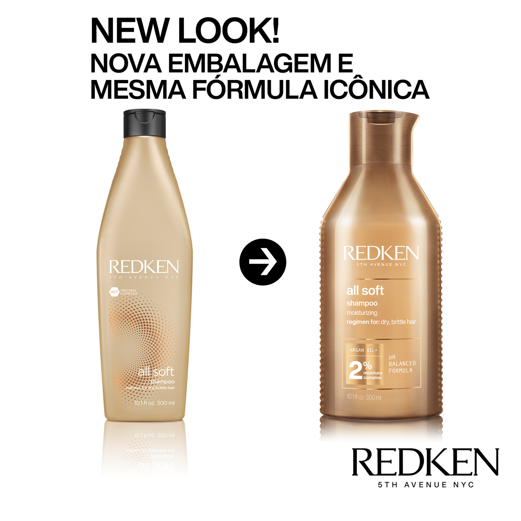 Shampoo Redken All Soft 300ml | Beleza na Web