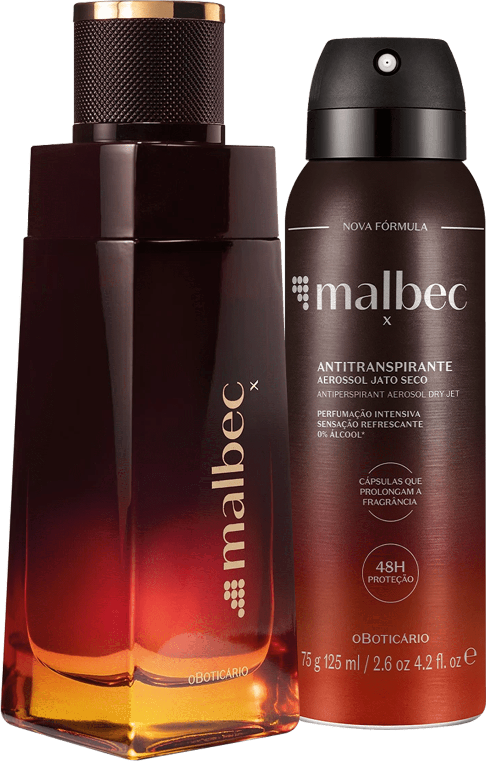 Conjunto Malbec X o Boticário Masculino | Beleza na Web