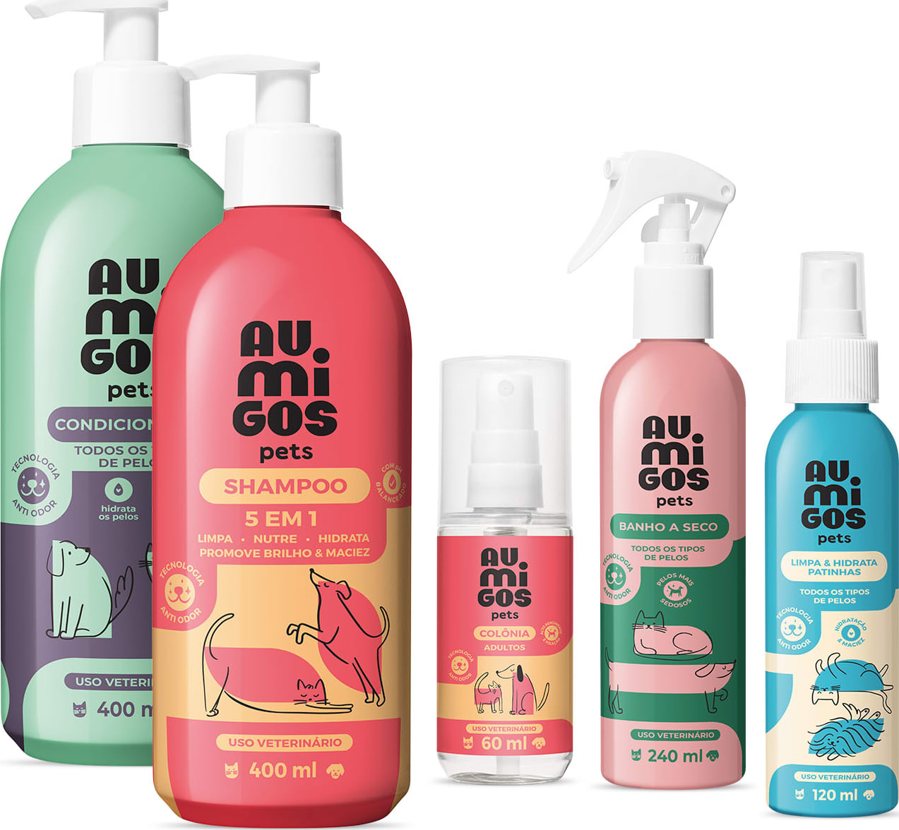 Kit Au.Migos Pets Banho | Beleza na Web