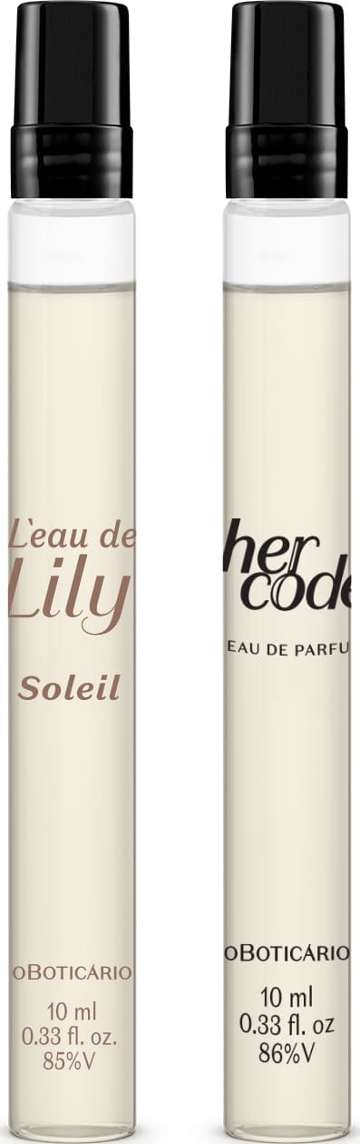 CConjunto L’eau de Lily Soleil Her Code o Boticário | Beleza na Web
