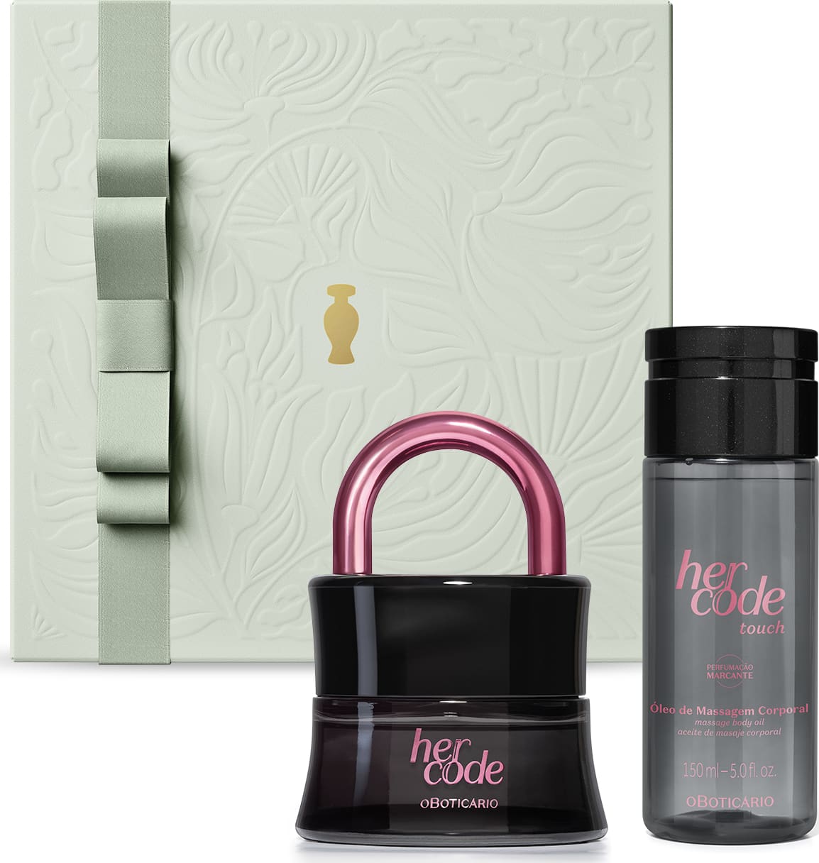 Combo Presente Her Code Touch: Eau De Parfum 50ml + Creme em óleo ...