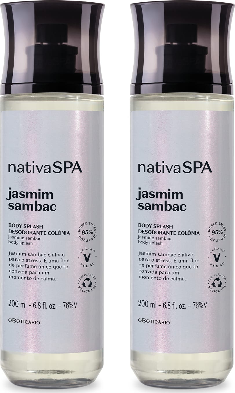 Combo Body Splash Nativa SPA Jasmim Sambac 200ml (2 itens) | O Boticário
