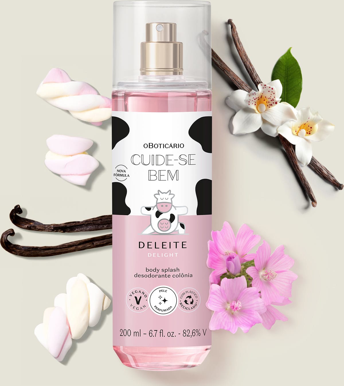 Body Splash Cuide-Se Bem Deleite O Boticário 200ml | Beleza na Web