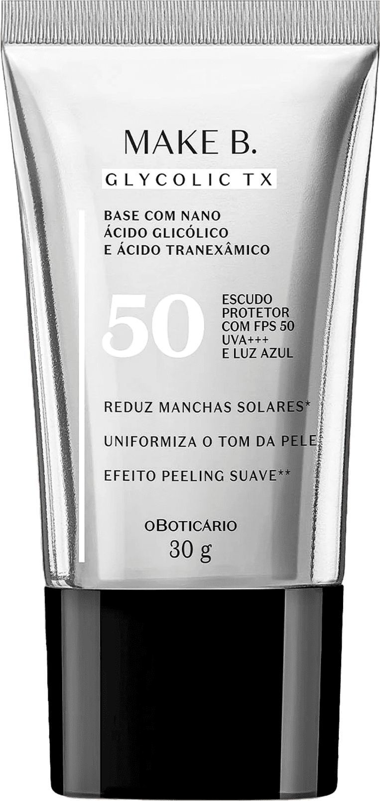 Base Líquida o Boticário Make B. Glycolic TX | Beleza na Web