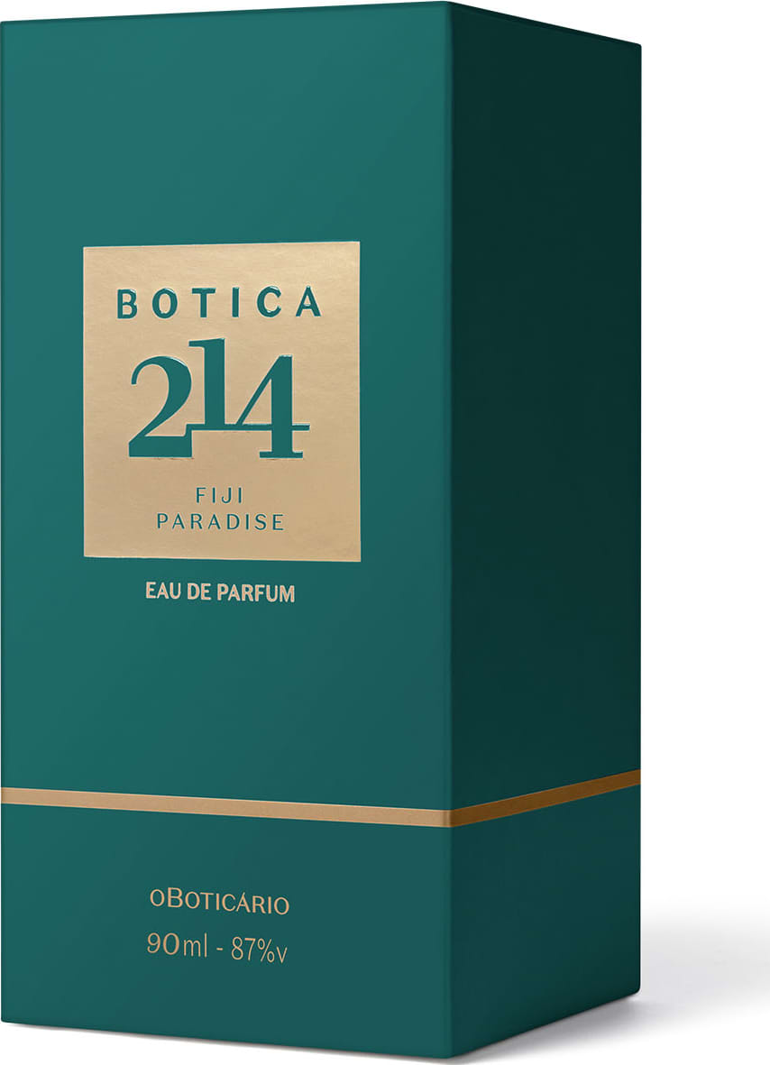Botica 214 Fiji Paradise Fougère Especiado Eau De Parfum 90ml | O Boticário