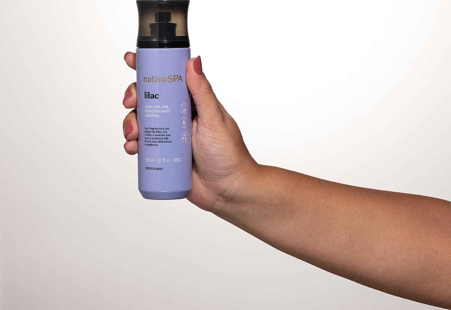 Nativa Spa Lilac Body Splash Desodorante Colônia 200ml | O Boticário